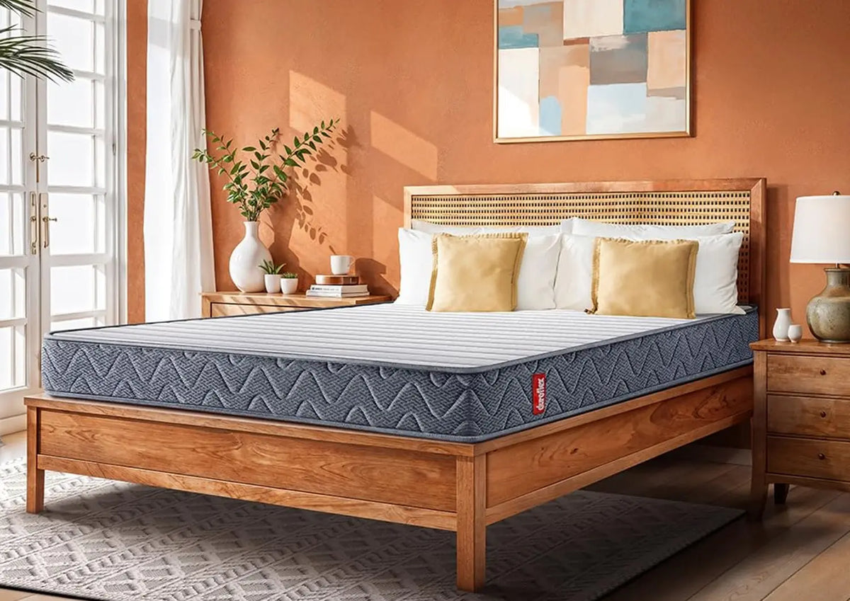 Duroflex LiveIn Bounce - 3 Zone Pocket Spring with HR Foam Hybrid Roll ...