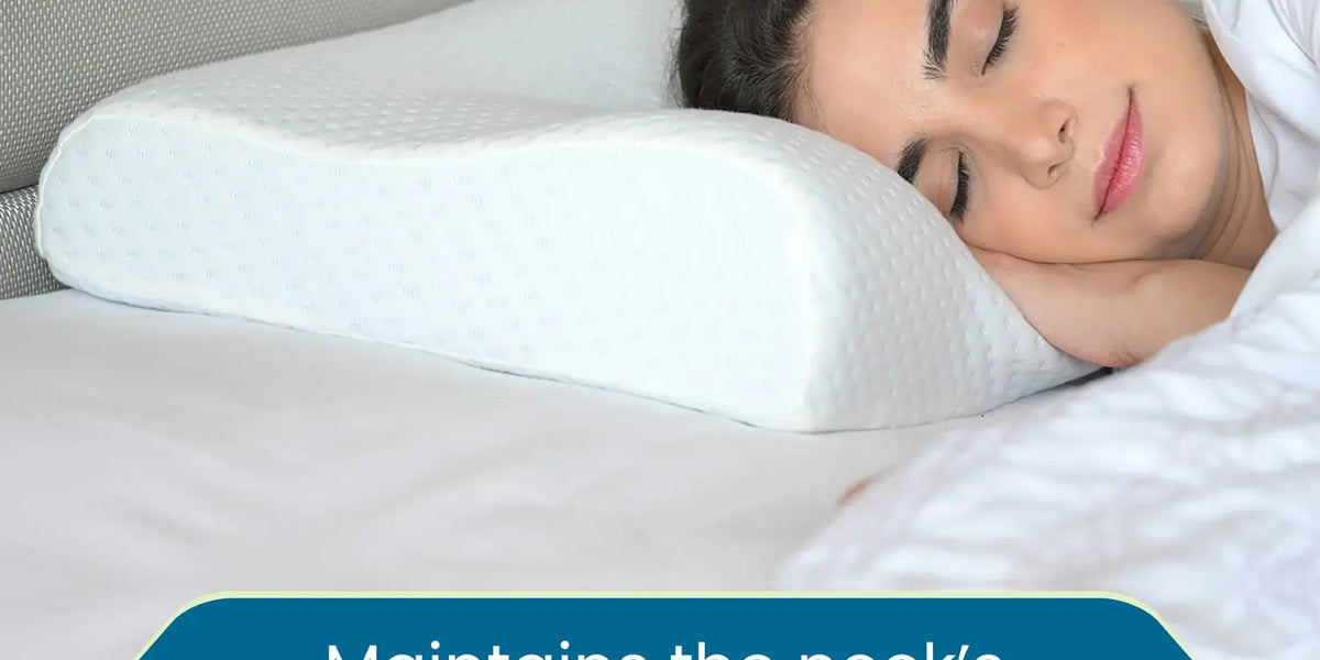 Sleepsia Non - Gel Orthopedic Cervical Pillow for Shoulder and Neck Pa ...